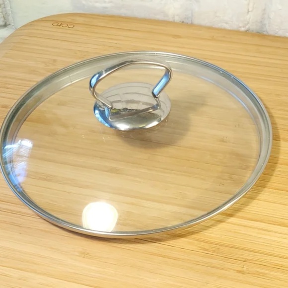 Kitchen | 8 Inch Metal Rim Glass Pot Lid | Poshmark
